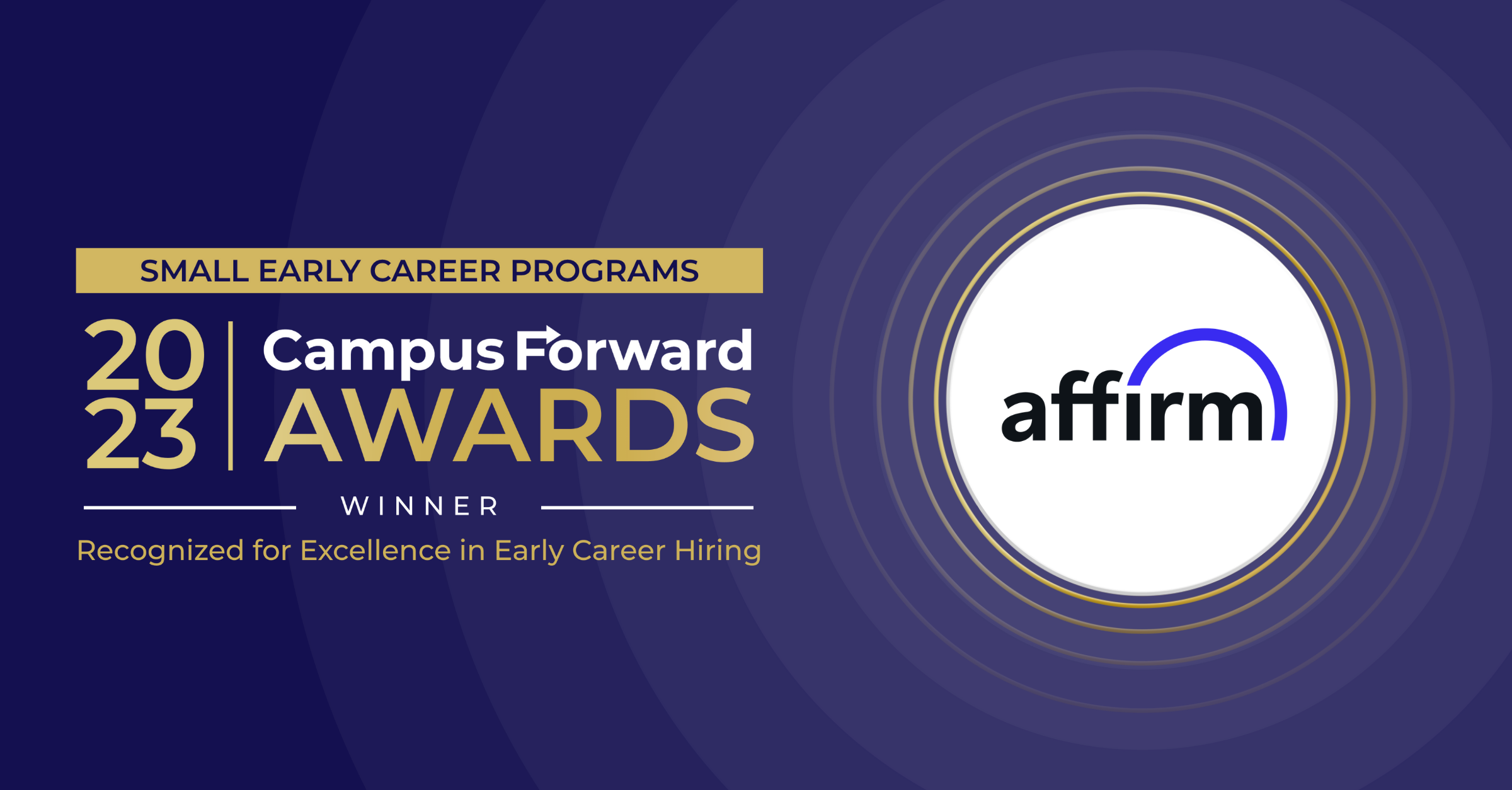 Affirm | 2023 Campus Forward Award Winner